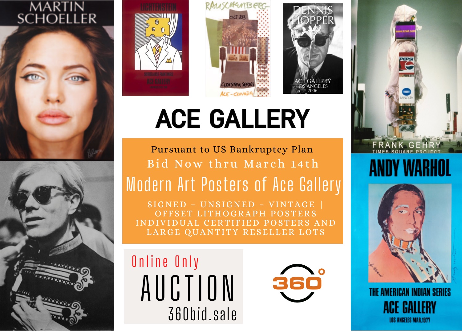 Modern Art Posters of Ace Gallery - ThreeSixty Asset Advisors